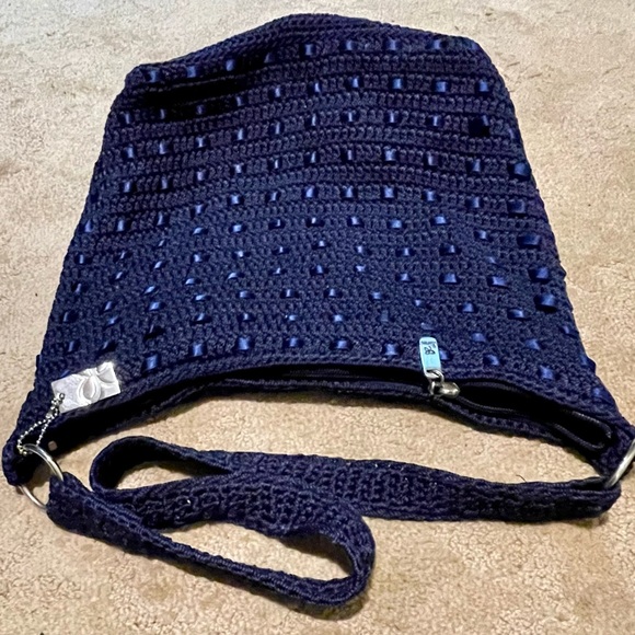 Lina | Bags | Lina Vintage Boho Tote Bag Handcrochet Macrame Lined ...